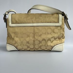 Coach | Bags | Coach F3972 Shoulder Bag Signature Canvas | Poshmark